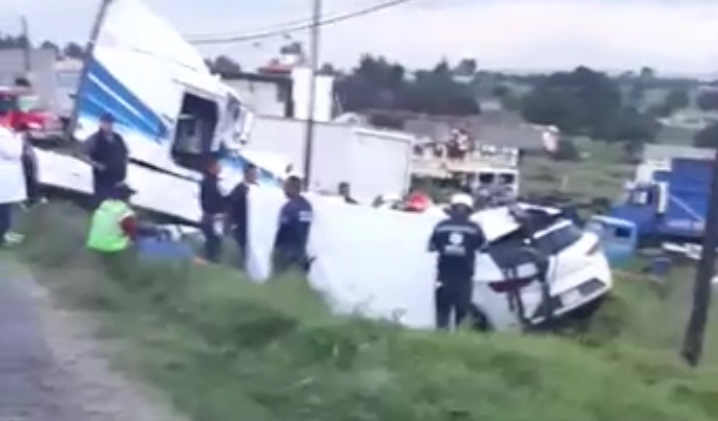 Deja un muerto accidente en la Apizaco-Tlaxco - Cuarto de Guerra Tlaxcala
