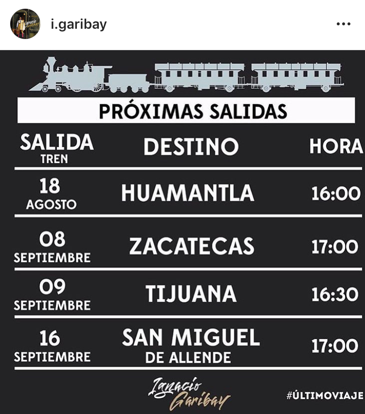 Toma Ignacio Garibay su tren al ‘último viaje’ - Cuarto de Guerra Tlaxcala