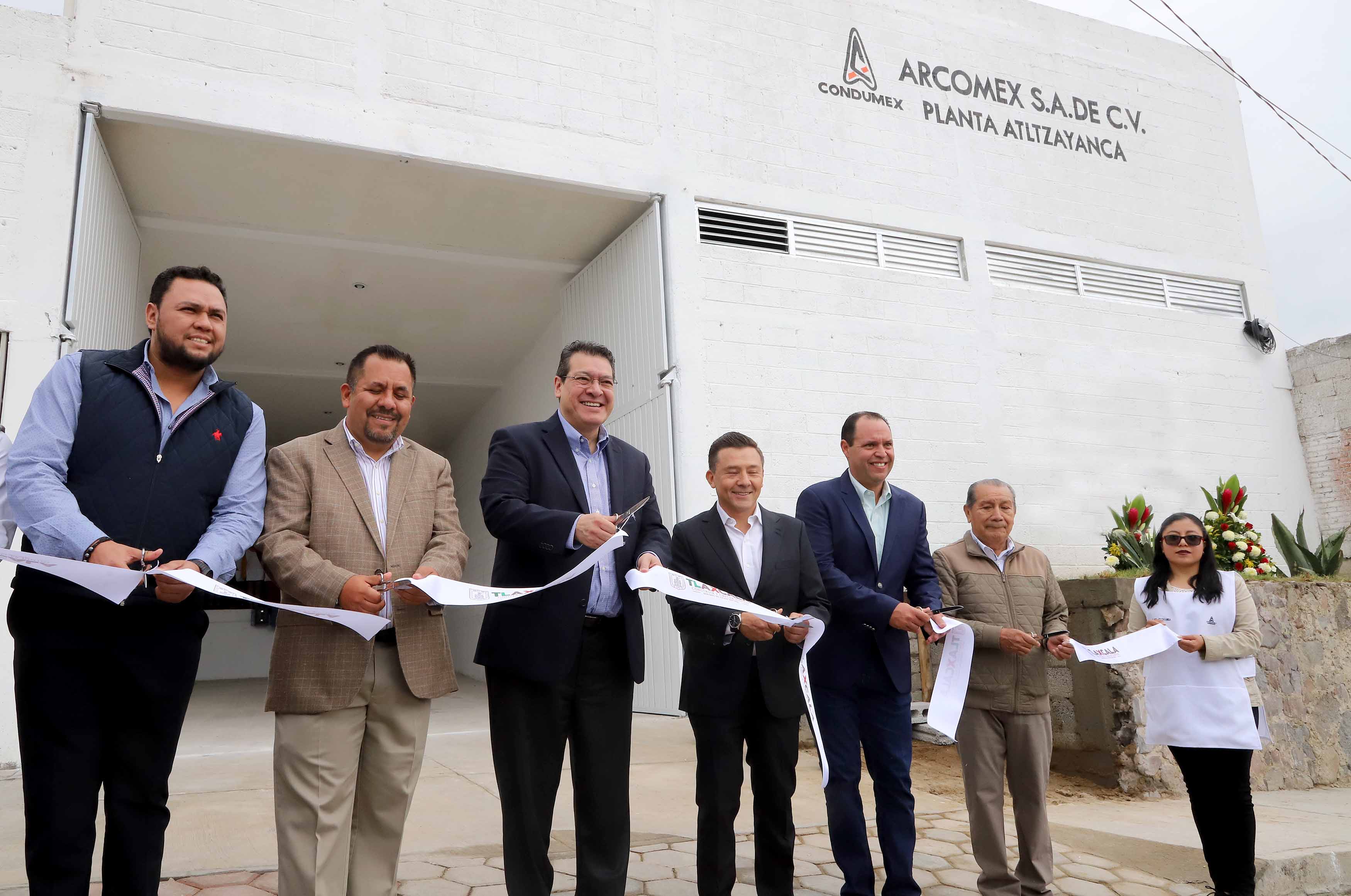 Marco Mena inaugura nueva planta de Arcomex en Atltzayanca - Cuarto de ...