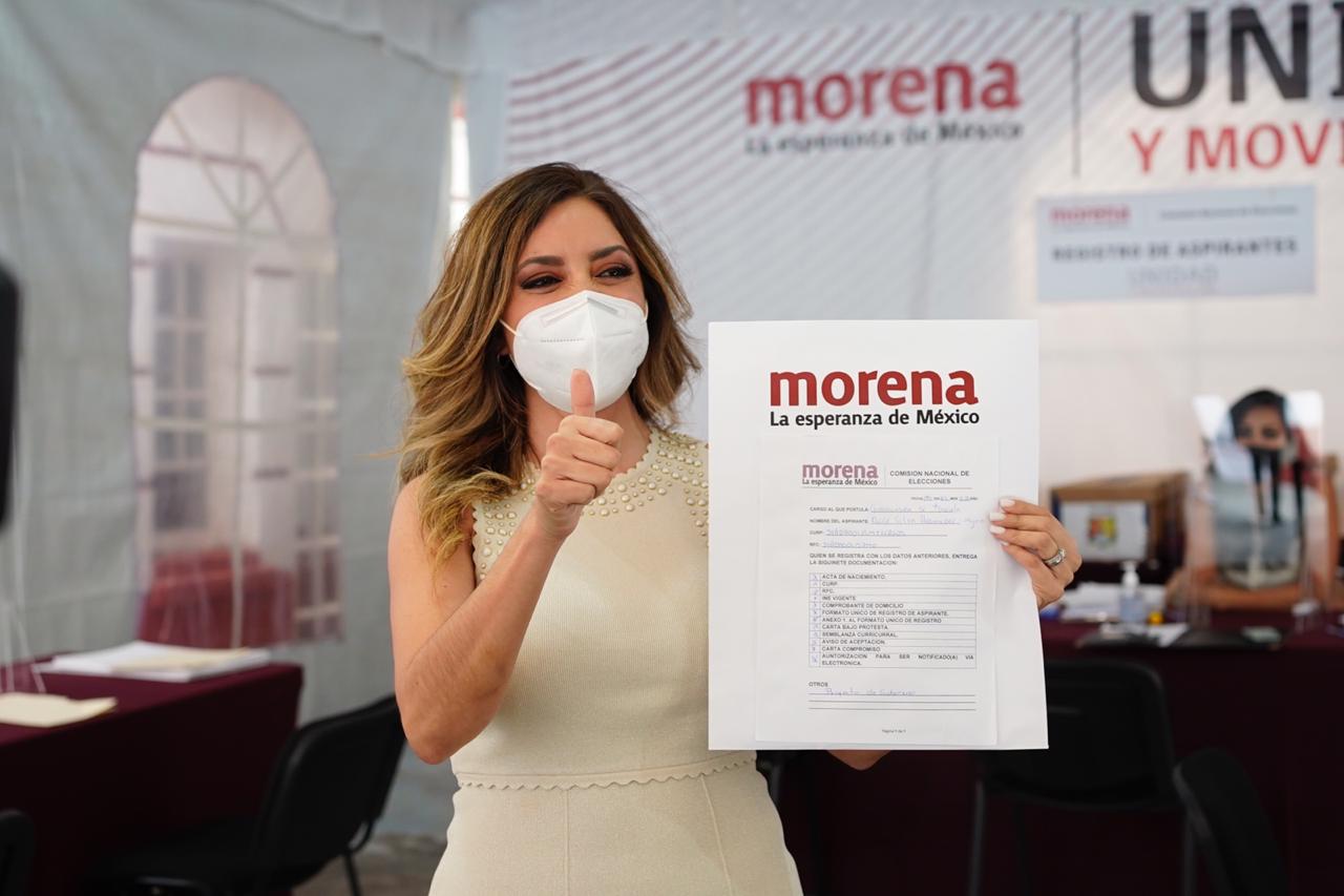 Dulce Silva se registra en Morena como precandidata a la gubernatura de ...