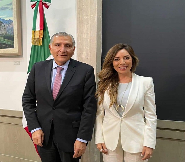 Sostiene encuentro Dulce Silva con secretario de Gobernación - Cuarto ...
