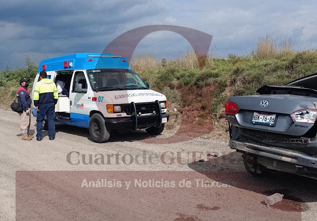 Un Lesionado Deja Accidente En Calpulalpan Cuarto De Guerra Tlaxcala