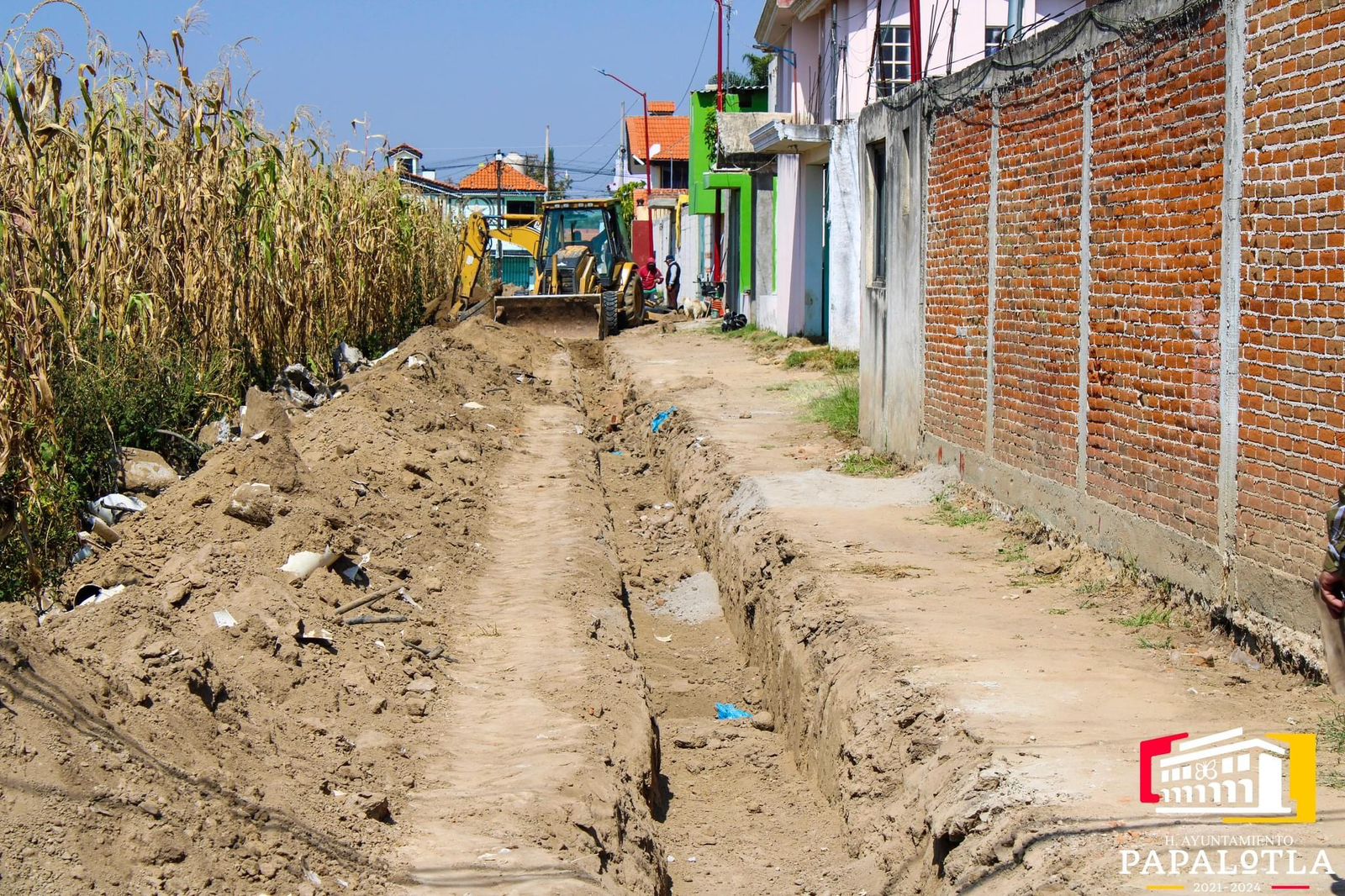 Realiza ayuntamiento de Papalotla obras en el barrio Tenantitla ...