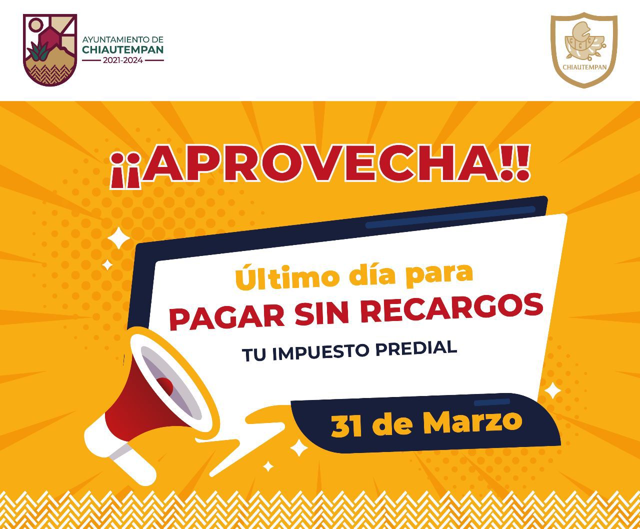 ¡Aprovecha! Últimos días para pago de impuesto predial 2023 sin ...