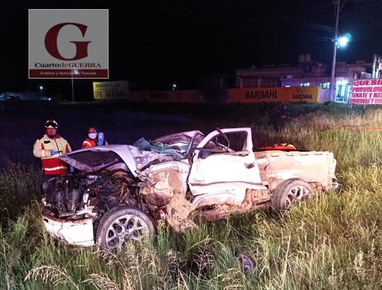 Trágico accidente en carretera Apizaco-Tlaxco deja un muerto y un herido, a la altura de Tetla ...