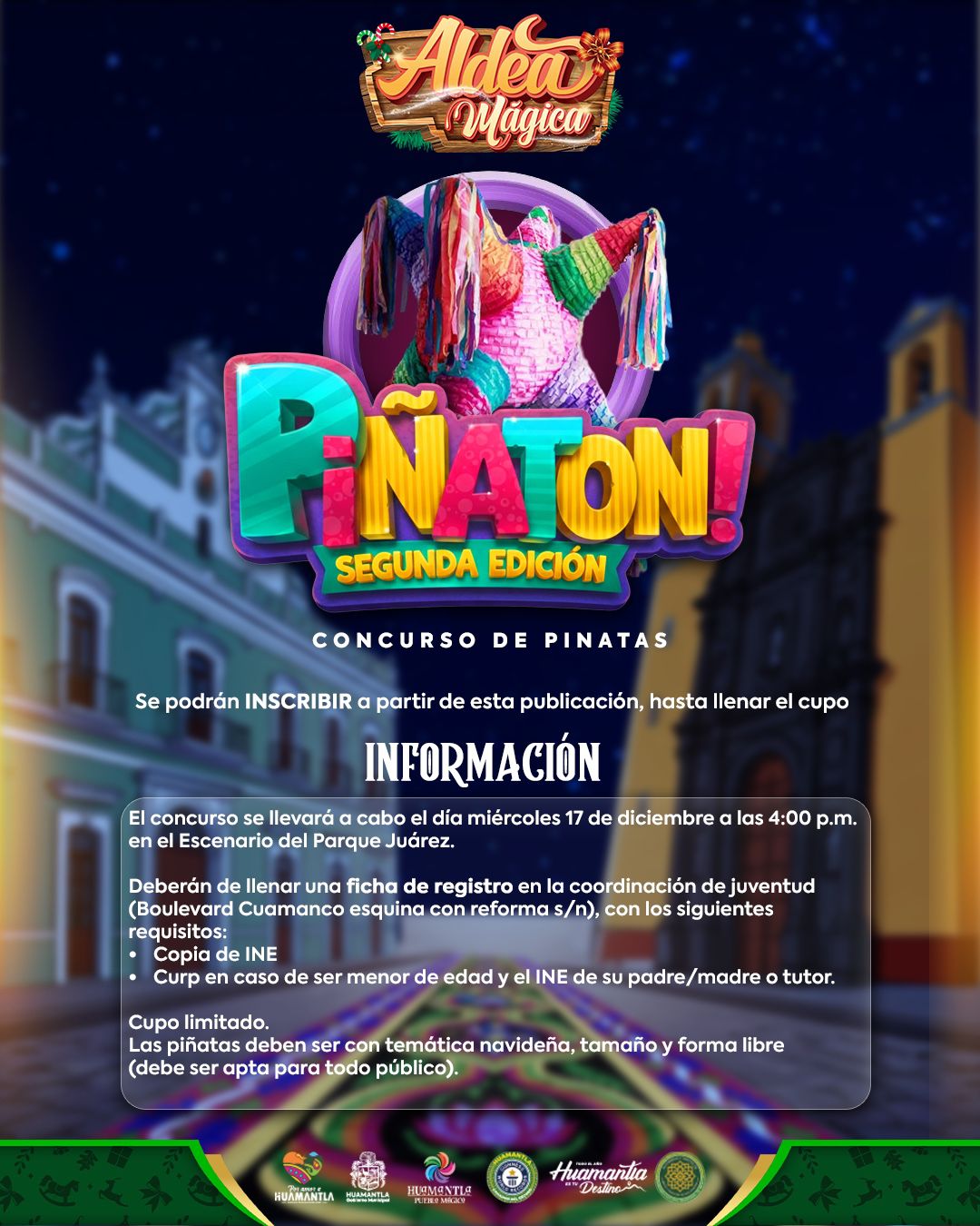 Huamantla invita a la segunda edición del ‘Piñatón’ en la Aldea Mágica ...